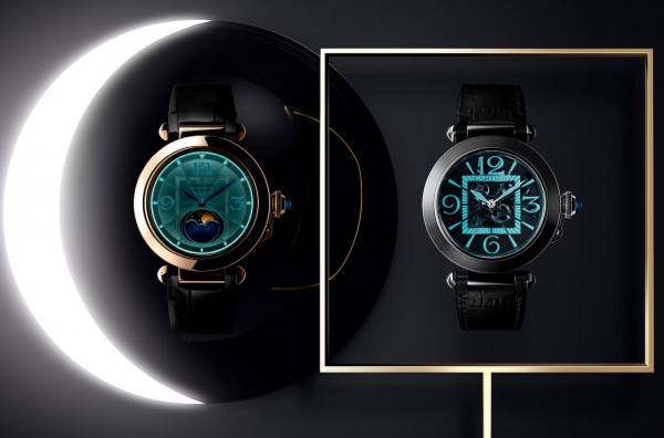 The New Pasha de Cartier Skeleton ADLC Comes with Blue Glow on It | The ...