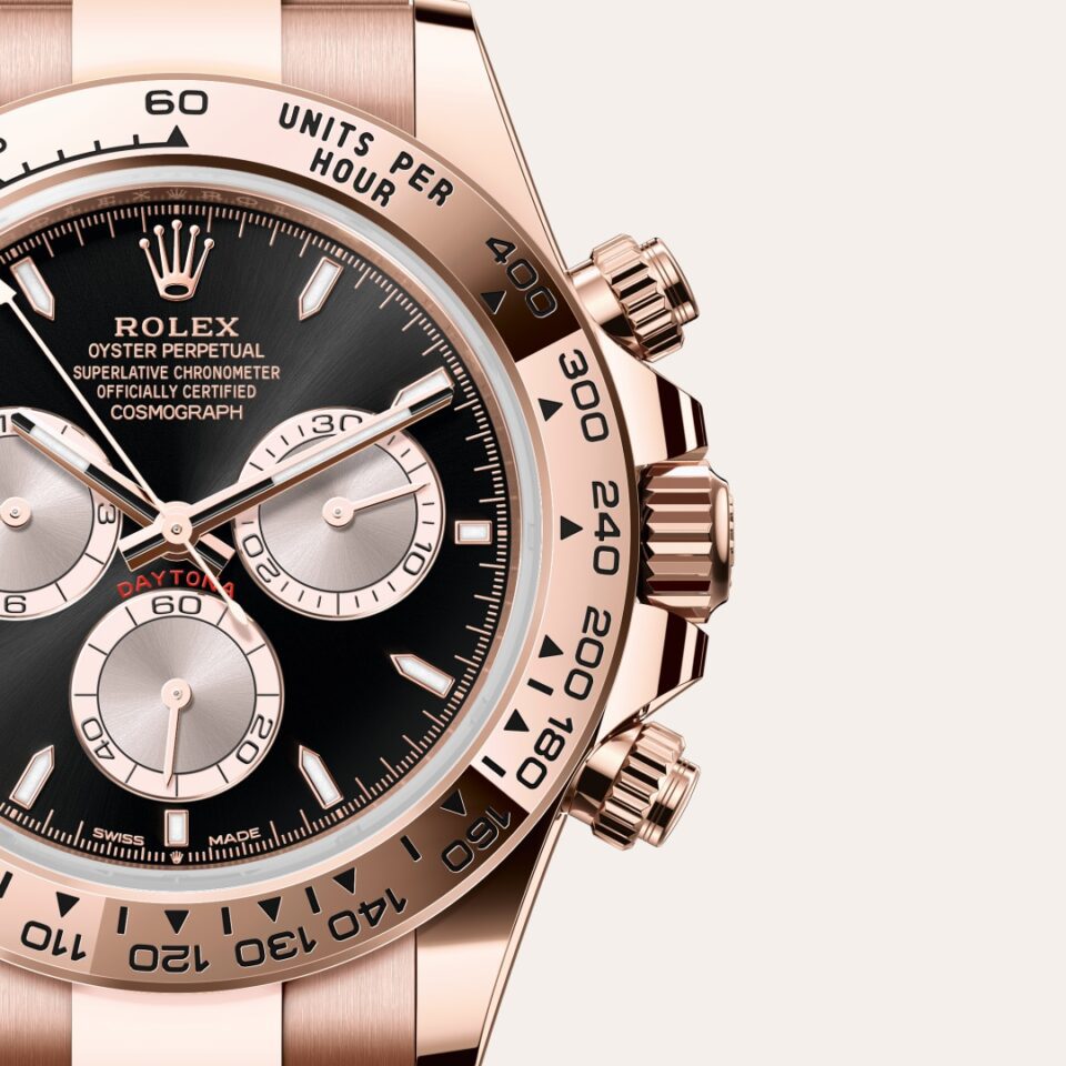 Rolex Cosmograph Daytona Emas Everose, M126505-0001