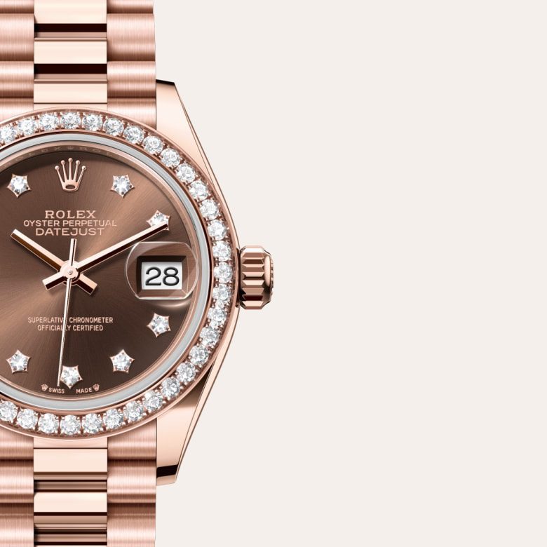 Rolex Lady-Datejust Emas Everose, M279135RBR-0001
